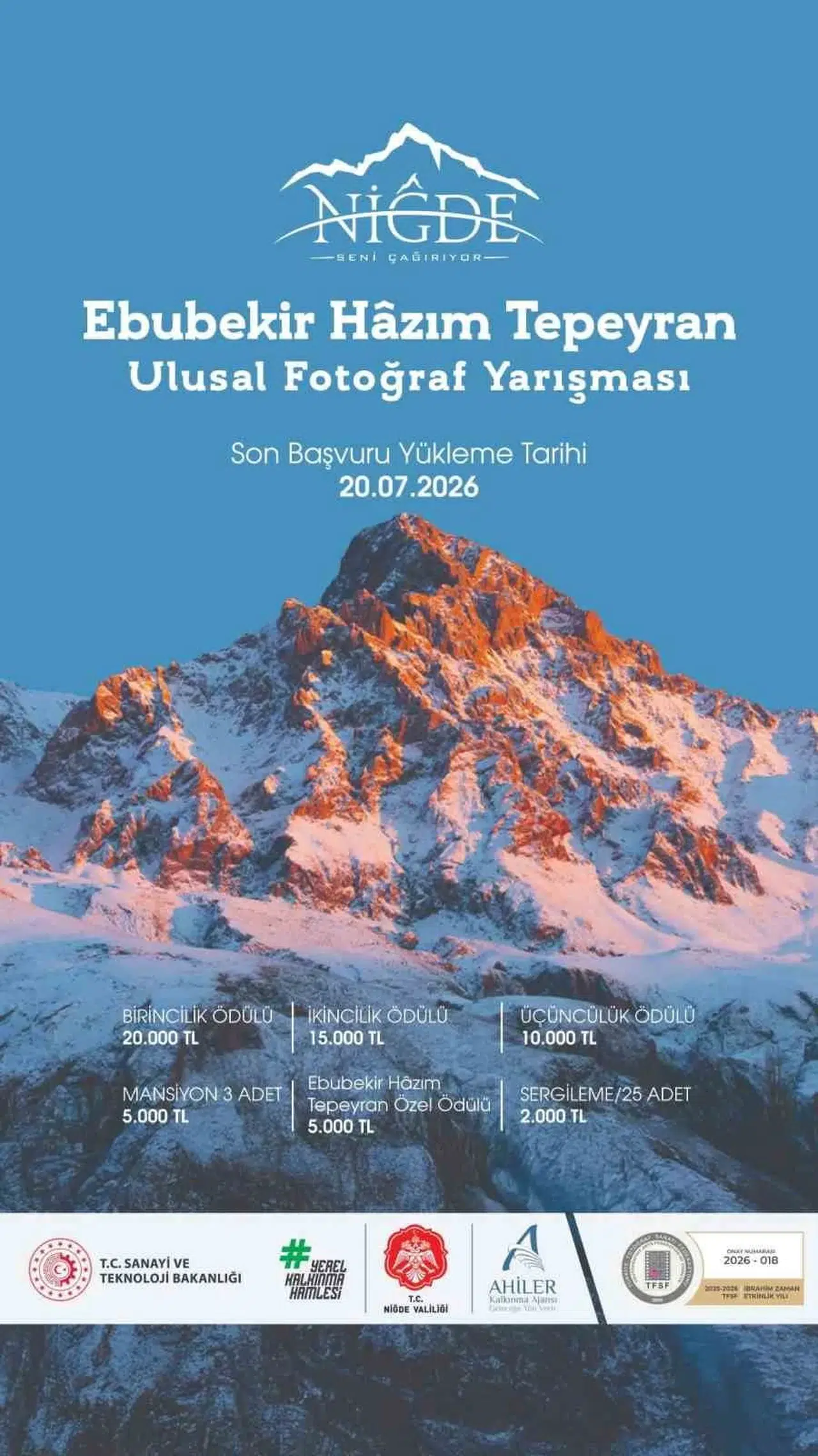 Ebubekir Hazım Tepeyran ulusal fotoğraf yarışması için geri sayım ...